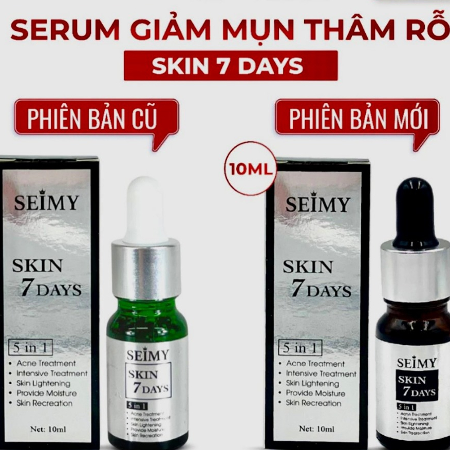 Skin 7 Days Lọ 10ml Chính Hãng Seimy . SKIN 7DAYS SEIMY Bay Mụ.n - Thâm ...