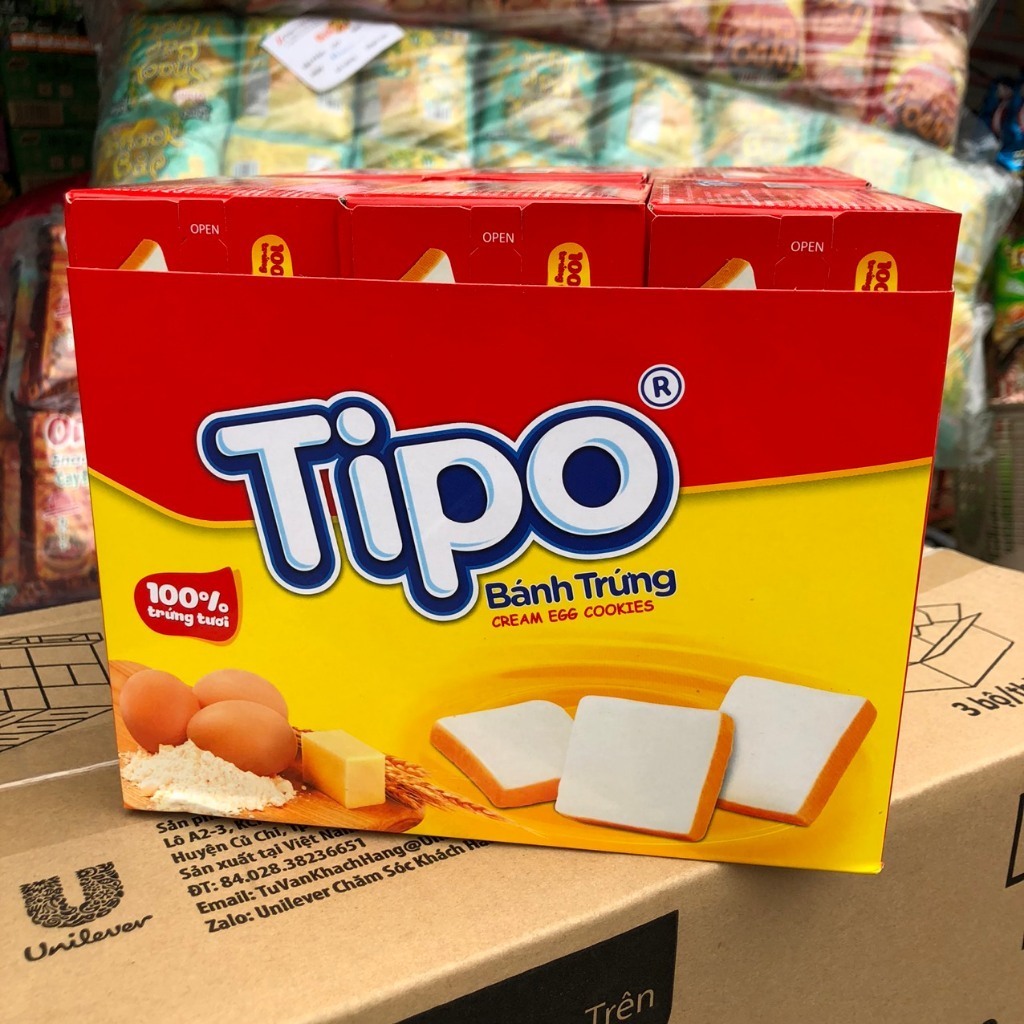 Lốc 12 hộp bánh trứng Tipo 39g bánh nhỏ làm lễ, làm oản thờ, | Shopee ...
