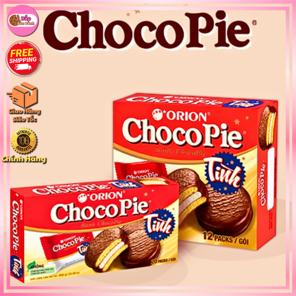 [Date Mới] Bánh Orion Chocopie Vị Truyền Thống (Hộp 6/12 Bánh) | Shopee ...