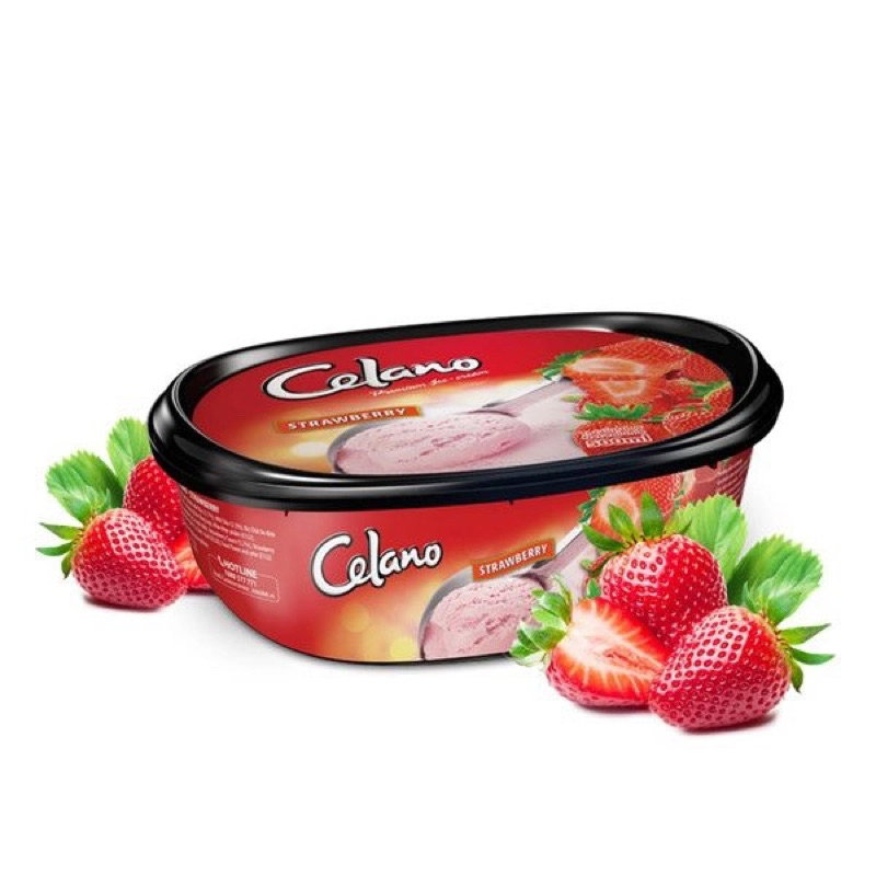 Celano kem dâu 400ml Strawberry ice cream | Shopee Việt Nam
