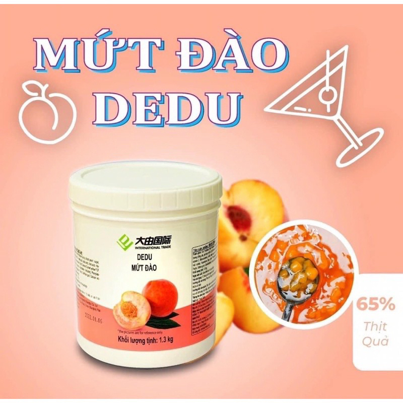 Mứt Đào DeDu 1,2kg | Shopee Việt Nam