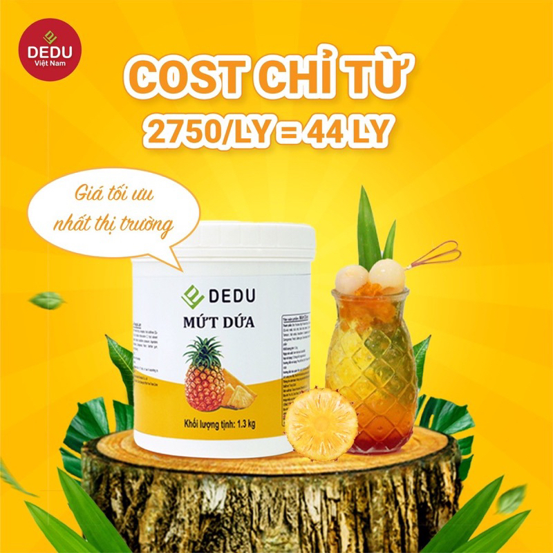 MỨT DỨA DEDU 1,2kg - MỨT DỨA DEDU 1,2kg | Shopee Việt Nam