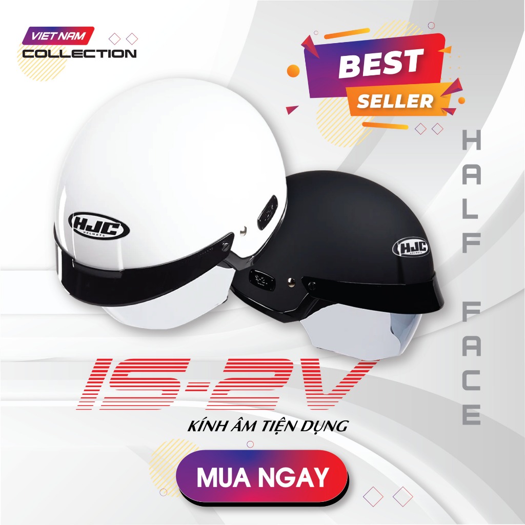 Mũ bảo hiểm kính âm HJC IS-2V/ XPEED IS-2V cao cấp chính hãng bảo hành ...