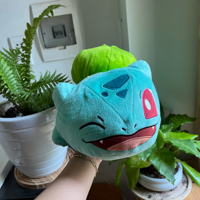 Gấu bông pokemon ếch xanh bulbasaur (hình thật) | Shopee Việt Nam