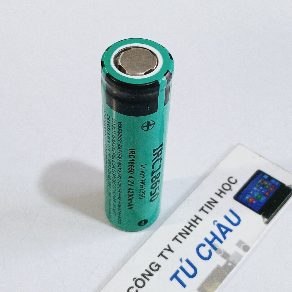Pin 18650 Panasonic Li-ion IRC18650 4.2V 4200mAh (Pin sạc) / Đầu Bằng ...