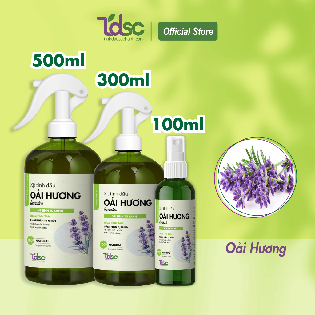 Chai Dung Dịch Vệ Sinh Khử Khuẩn Tủ Lạnh TINHDAUSACHANH 100ml/500ml Nước Xịt Thơm Khử Mùi Hôi ...