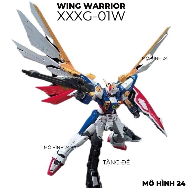 [TẶNG ĐẾ TRƯNG BÀY] Mô hình lắp ráp Gundam HG XXXG-01W Wing Warrior Colonies Liberation ...