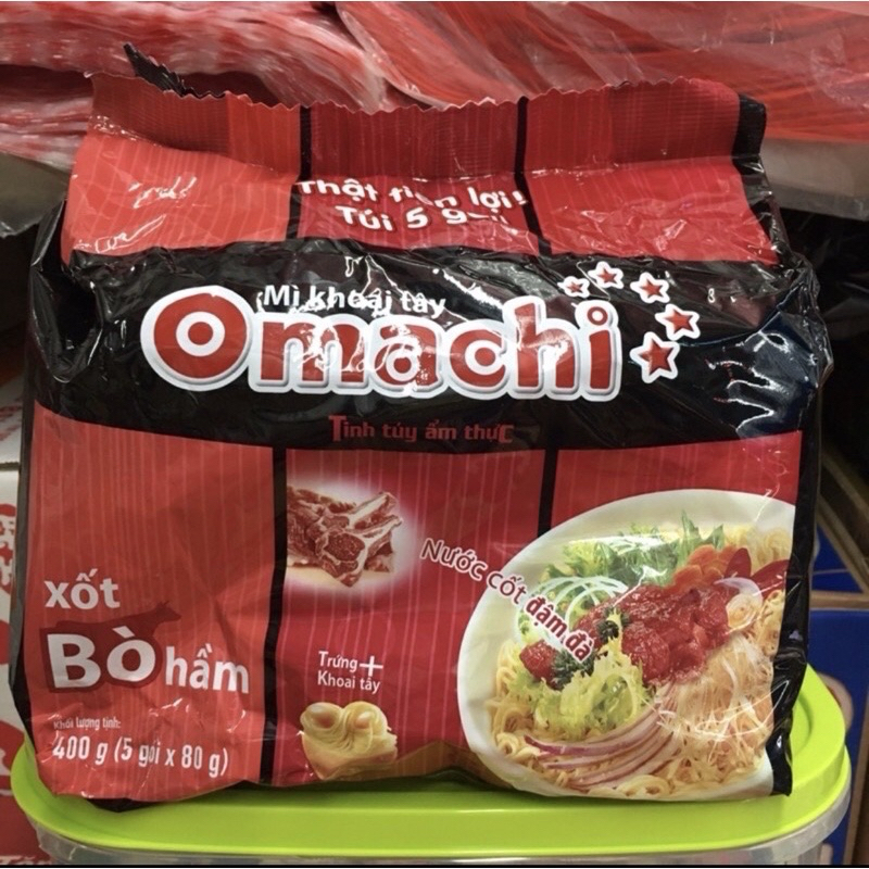 Mì Omachi 5 gói lẻ | Shopee Việt Nam