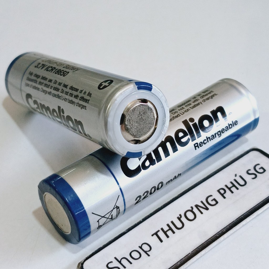 Pin 18650 Camelion Rechargeable 2200mAh Lithium-ion Battery 3.7V ...