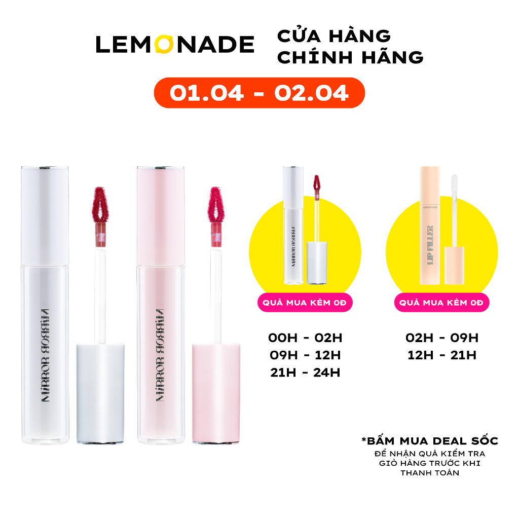 [Nhập LEMON40K giảm 40k đơn từ 250k] Son tint bóng không dính bền màu ...