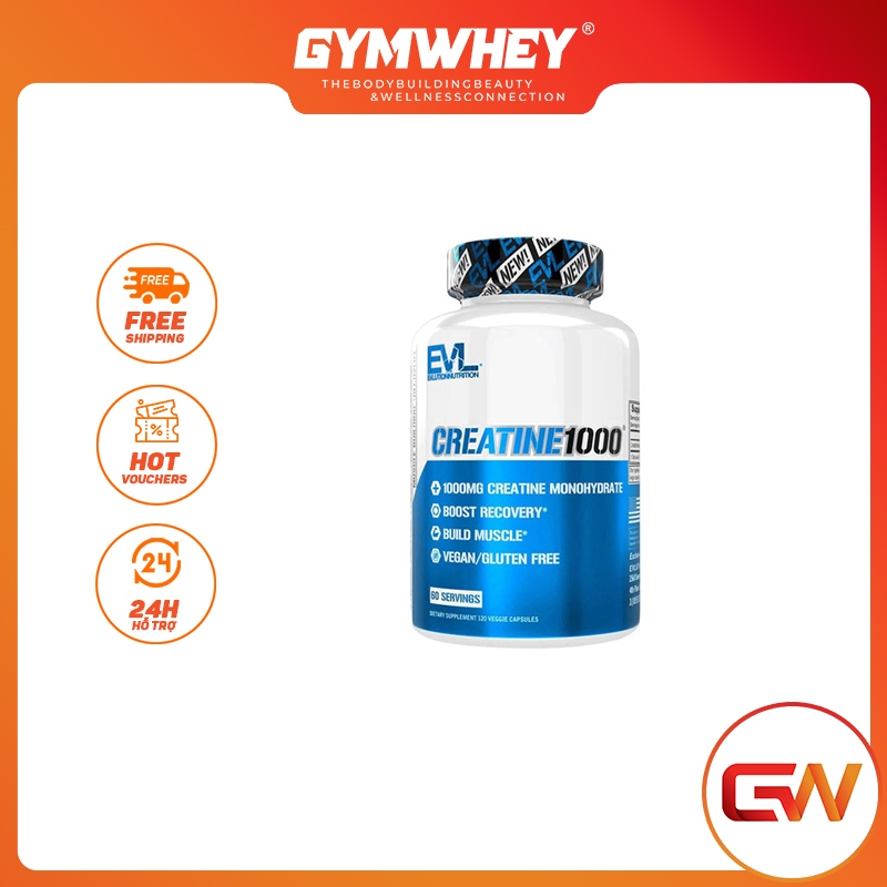 Viên Creatine Monohydrate Của Evl Creatine1000 Tăng Sức Mạnh Chuyển Hóa ...