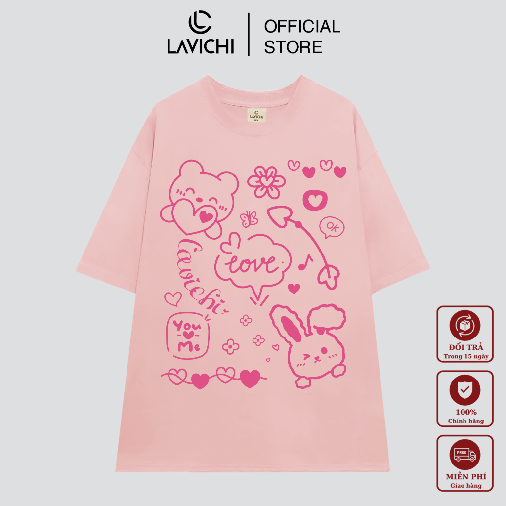 Áo Thun Local Brand Unisex VẼ TAY SIÊU DỄ THƯƠNG Premium 100% Cotton ...