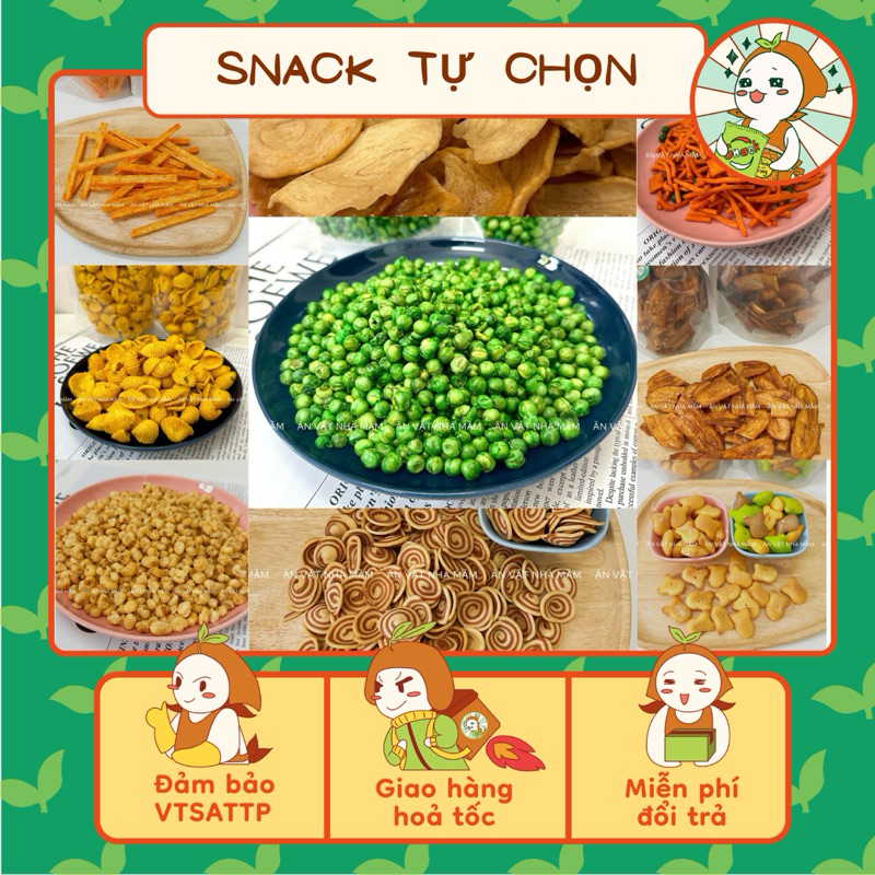 Snack Ăn Vặt Tự Chọn Nhiều Món Đa Dạng, Bim Bim cân, Đồ Ăn Vặt Nhà Mầm ...