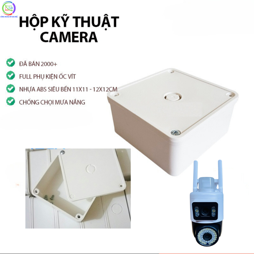 Hộp Kỹ Thuật Cho Camera chống nước Kích thước 110 x 110 x 5mm | Shopee ...