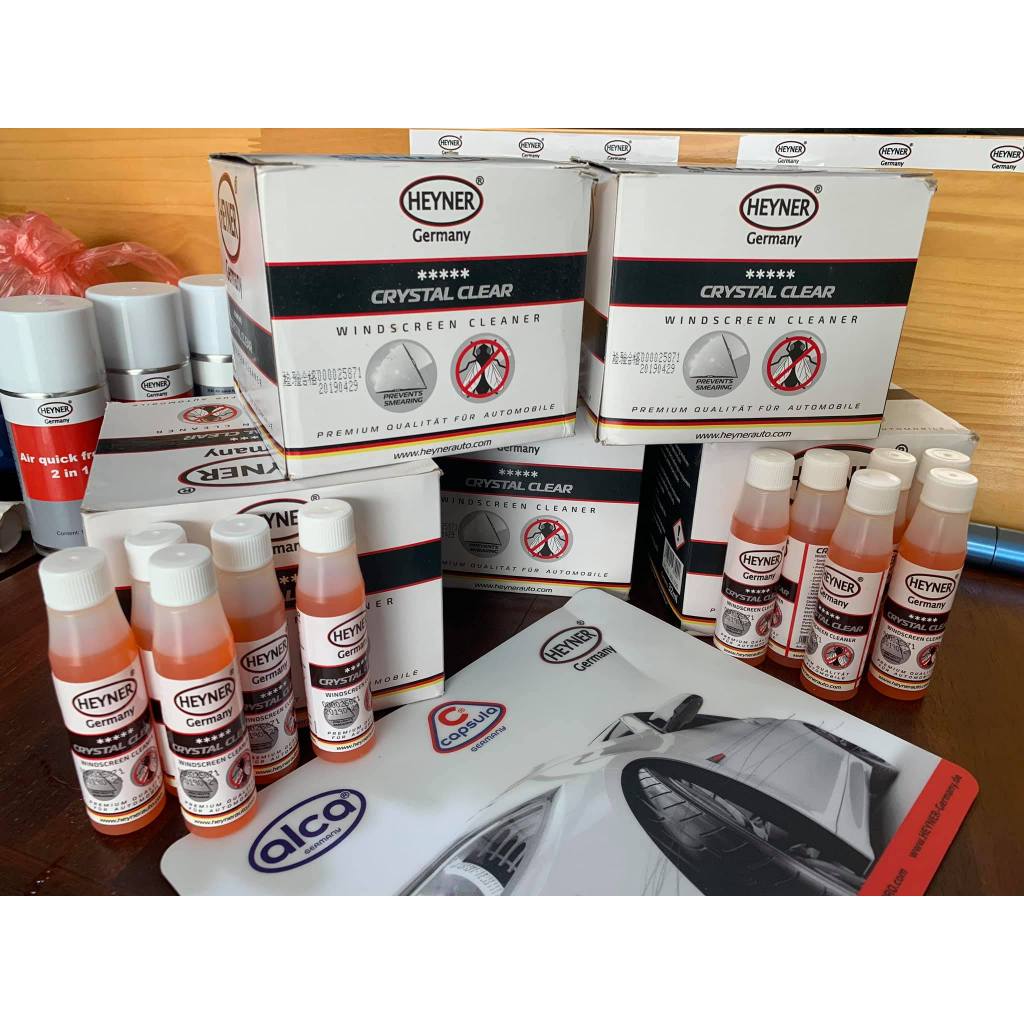 Nước Rửa Kính Heyner Germany dung tích 32ml đậm đặc pha được 3 lít nước trắng Hàng Chính Hãng ...