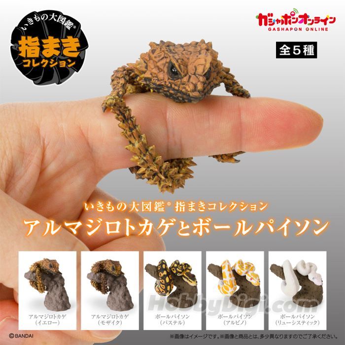 [Chính hãng] Gashapon/ Capsule toy Bandai - thằn lằn Armadillo và trăn ...