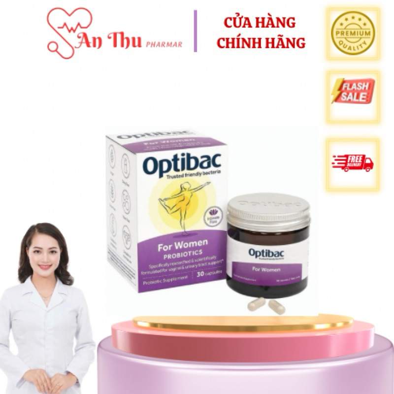 [Chính Hãng] Men vi sinh Optibac tím - Optibac For Women (Optibac tím ...