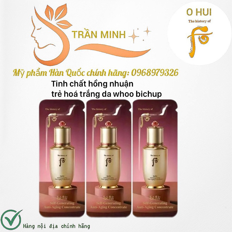 {10Gói}Tinh Chất Tự Sinh Chống Lão Hóa Whoo Bichup Self-Generating Anti-Aging Essence | Shopee ...