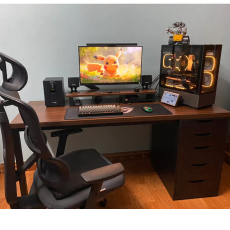 Bàn học bàn làm việc có tủ-bàn game ming | Shopee Việt Nam