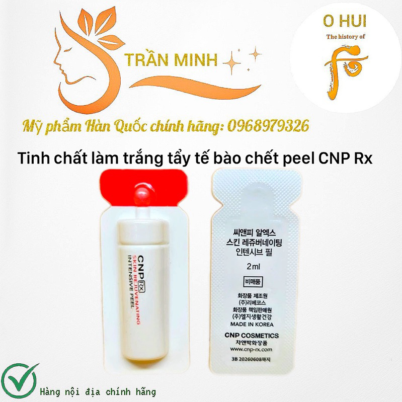 {1 ống} tinh chất dưỡng 2ml Peel Tái Tạo Chuyên Sâu CNP RX Skin ...