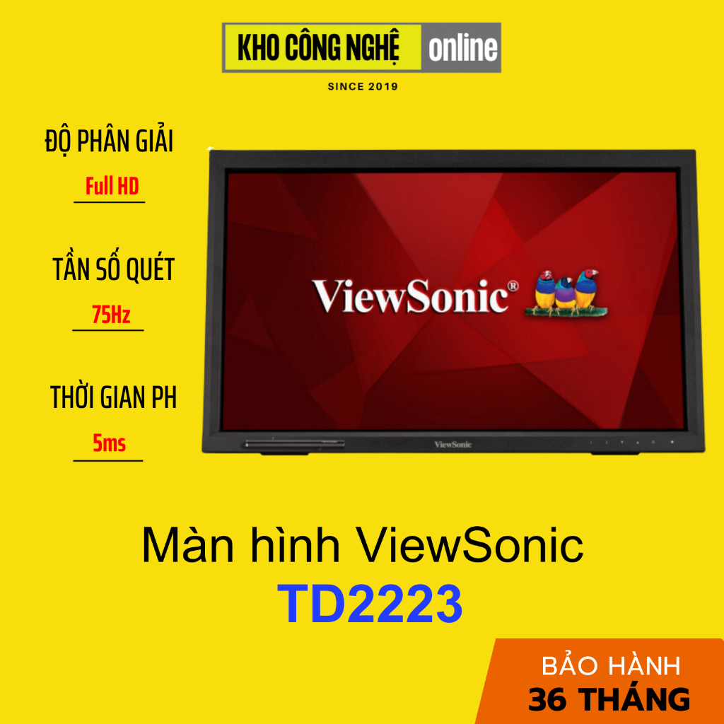 Màn hình Viewsonic TD2223 - Màn hình cảm ứng với kích thước 22 Inch ...
