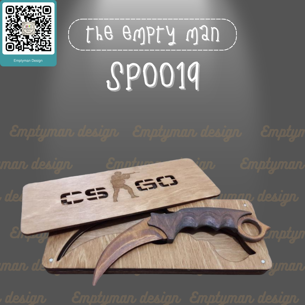 SP0019 Laser cut Mô Hình karambit knife and box | Shopee Việt Nam