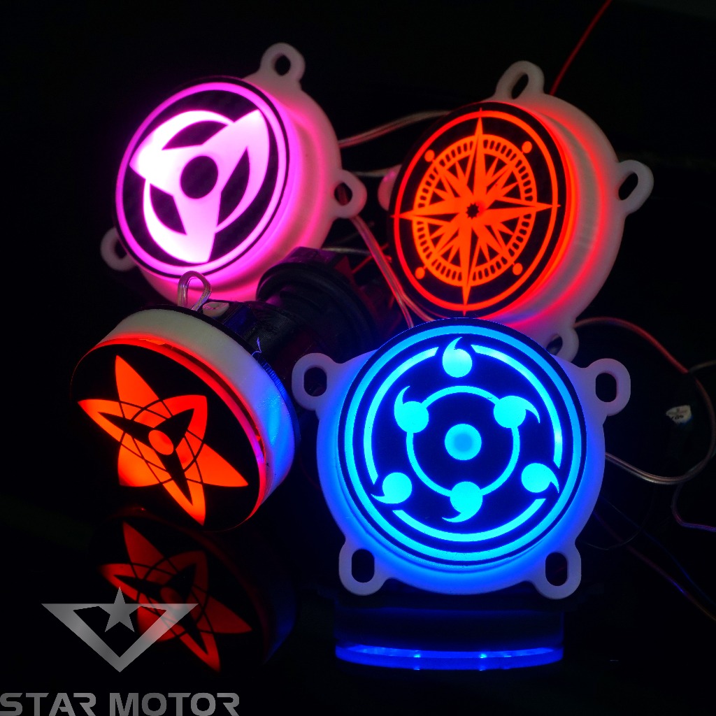 Đèn hậu xoay LED Sharingan điều chỉnh nhanh chậm dành cho các dòng xe ...