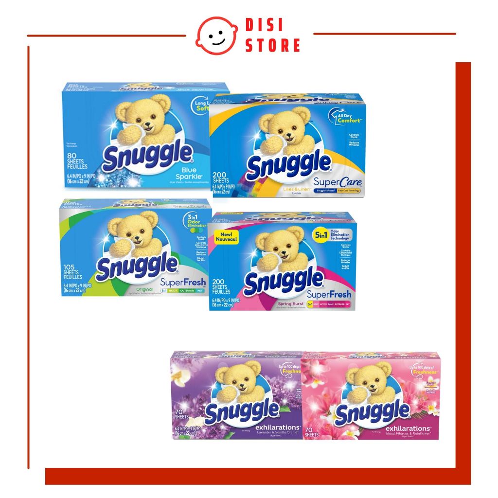 (LẺ) Giấy Thơm Quần Áo Snuggle Mỹ Blue Sparkle / Lilies Line / Spring ...