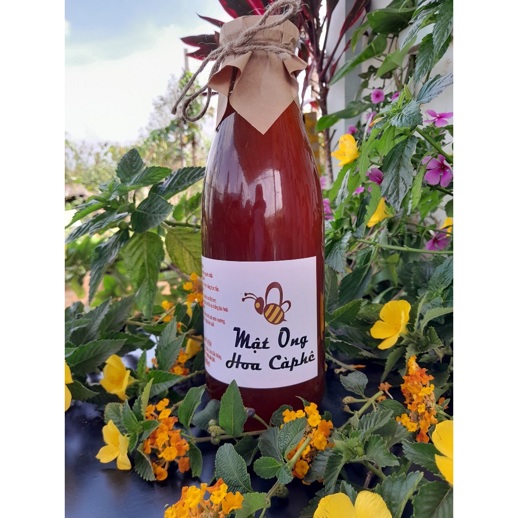 Mật ong hoa cà phê (chai 1000ml) | Shopee Việt Nam