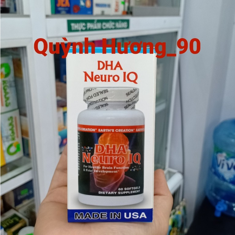 Viên uống DHA NEURO IQ lọ 60 viên giúp bổ não tăng cường trí nhớ ...