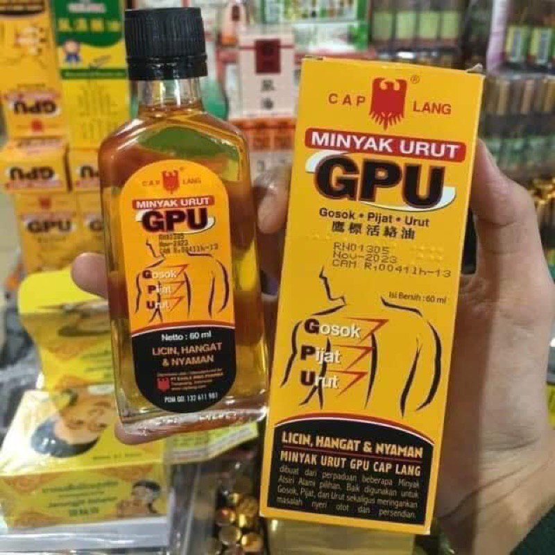 Dầu gừng xoa bóp GPU Liniment Oil 60ML Indonesia | Shopee Việt Nam