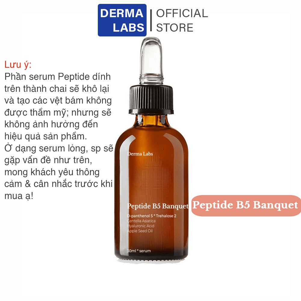 [Labdema] Serum Peptide B5 Banquet (30ml) Peptides, B5, tảo biển ...