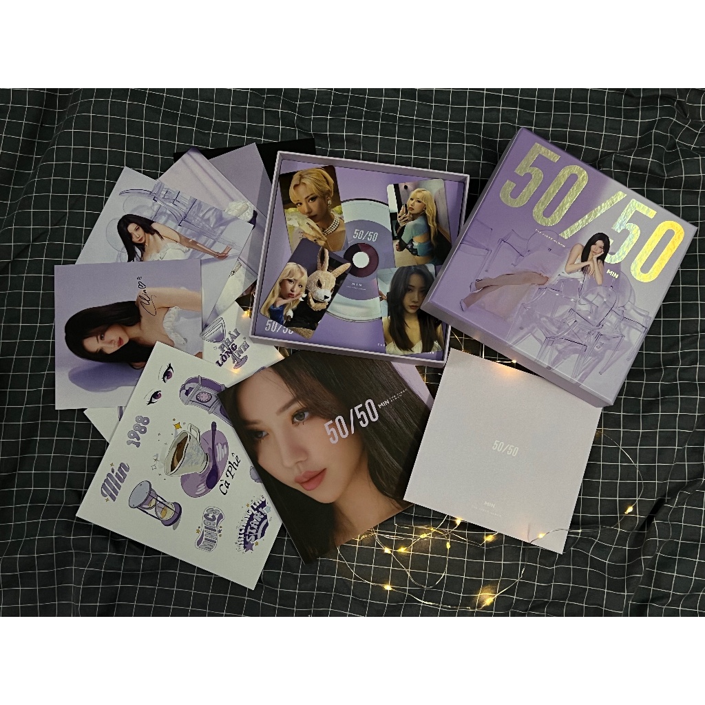 [VPOP] Album 50/50 - Min Signed | Shopee Việt Nam