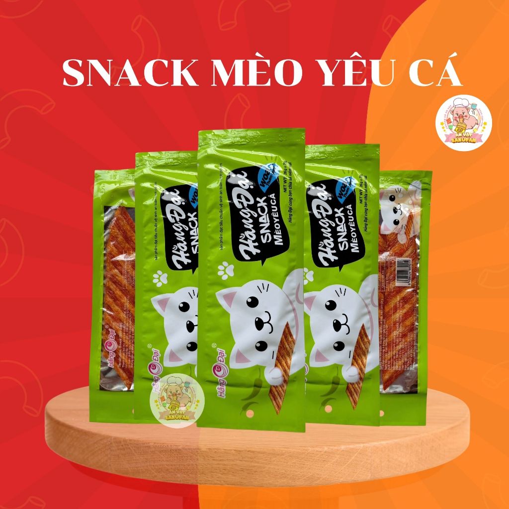 Combo 30 Gói Snack Tăm Cay Tuổi Thơ – Mèo Yêu Cá Hằng Đại Giòn Cay Hot ...