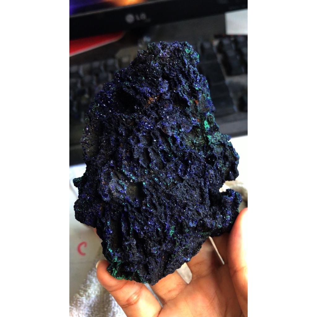 Viên stone Azurite Machalite huyền bí ma thuật tự nhiên size lớn AAA ...
