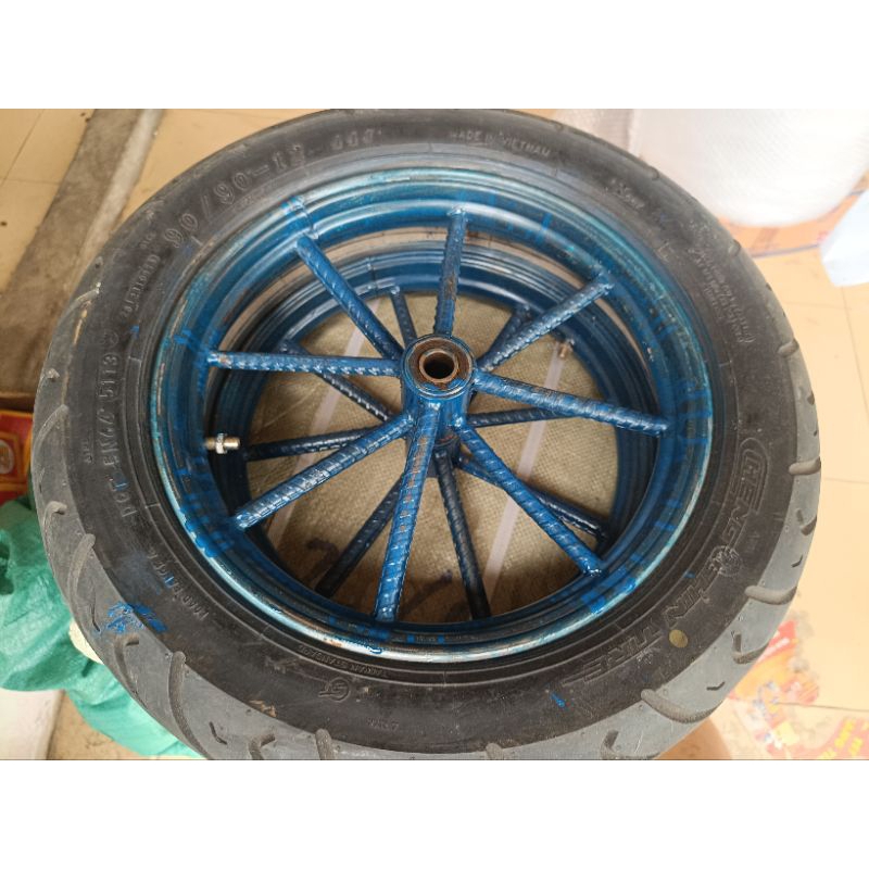 bánh xe rùa lốp tái chế kích thước to,bánh xe kutkit lốp tái chế không ...