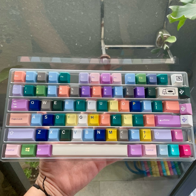 JTK Combo full phím - Color Block - Nút phím cơ Chính hãng JTK Grab ...
