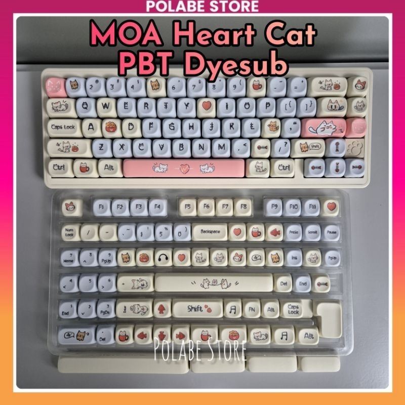 Tổng hợp Keycap MOA Snack Bunny MOA profile PBT Dyesub bàn phím cơ ...
