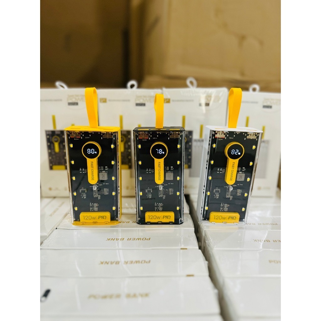 [Chính Hãng] Dự Phòng Trong Suốt 66W - 20000mAh TZ07 Với 2 Cổng Sạc ...