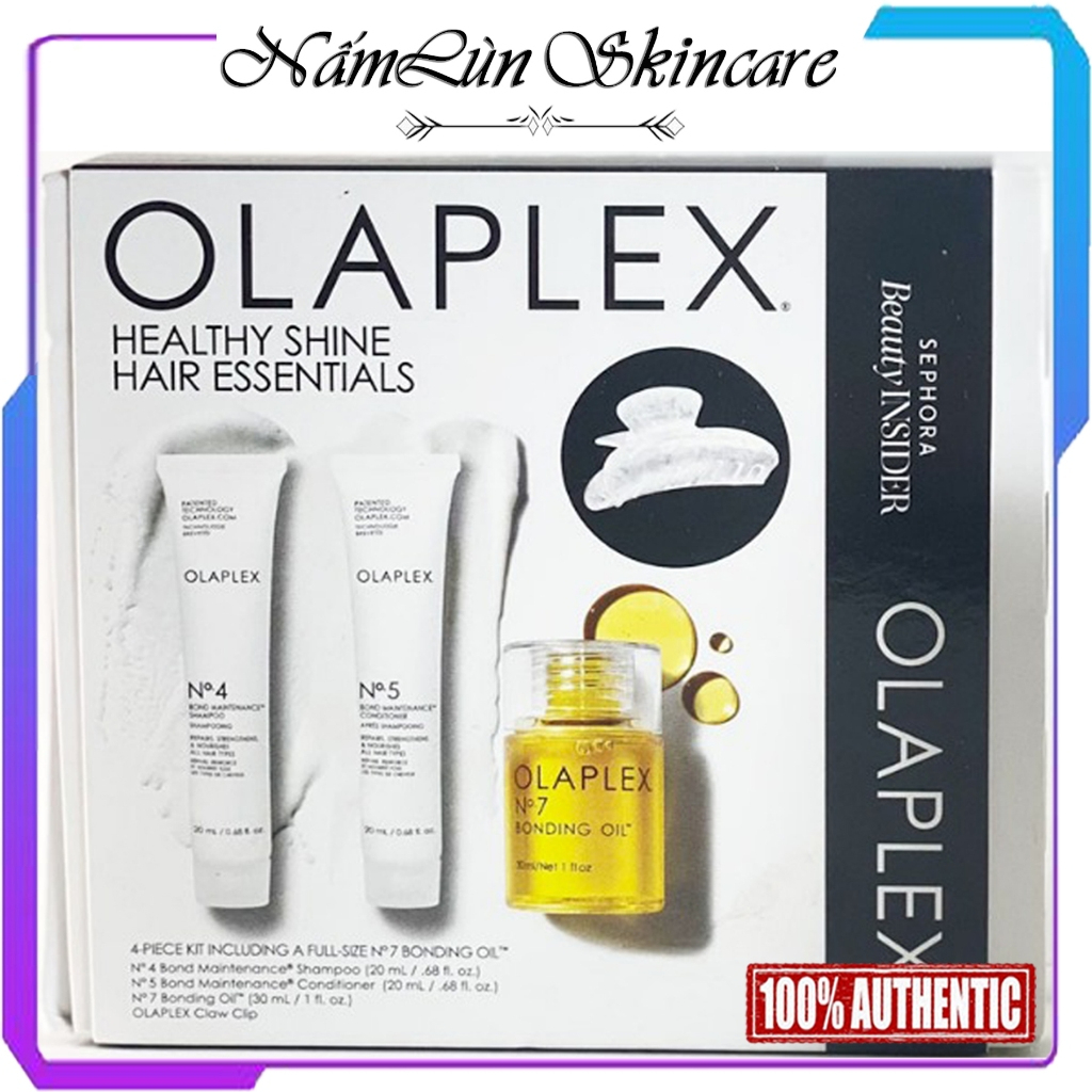Set Dưỡng Tóc Olaplex Mini 4 món (Dầu Gội 20ml, Dầu Xả 20ml, Dưỡng Tóc ...