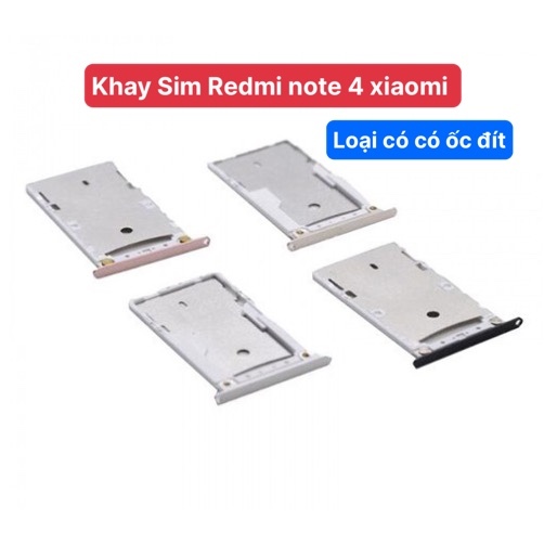 Khay sim redmi note 4 xiaomi loại có ốc đít | Shopee Việt Nam