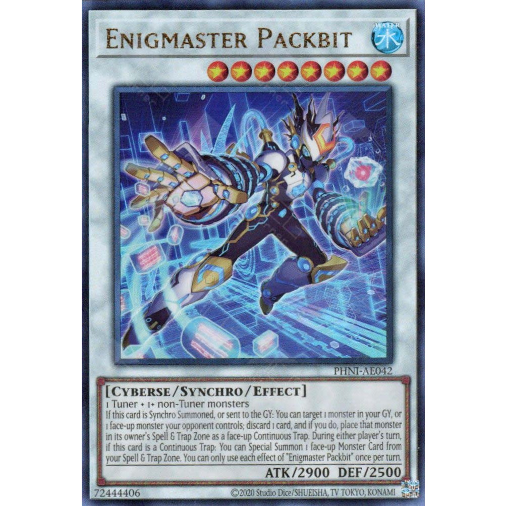 [ AE ] Lá bài thẻ bài PHNI-AE042 - Enigmaster Packbit - Secret Ultimate ...