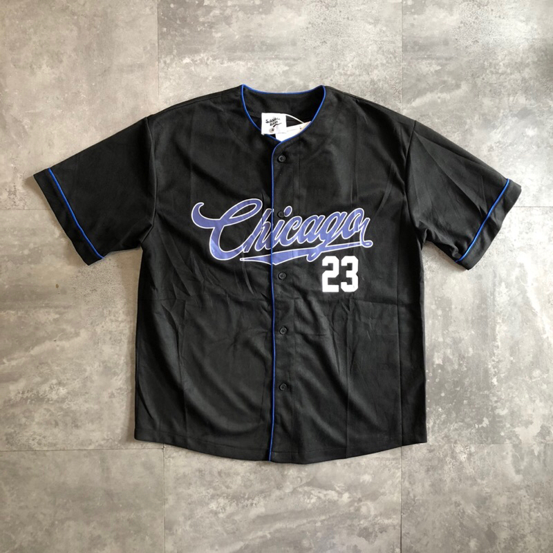 Áo thun Jersey bóng chày Chicago 23 B2013 BuiVintage, vải dày dặn hình ...