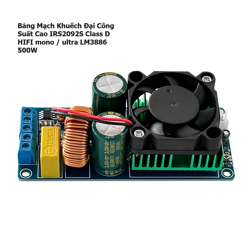 Bảng Mạch Khuếch Đại Công Suất Cao IRS2092S Class D HIFI mono / ultra LM3886 500W | Shopee Việt Nam