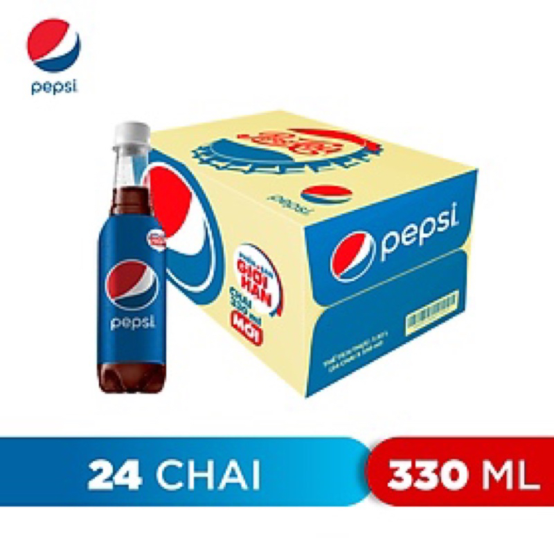 Pepsi chai 330ml thùng 24 chai ( có hoả tốc Hà Nội ) | Shopee Việt Nam