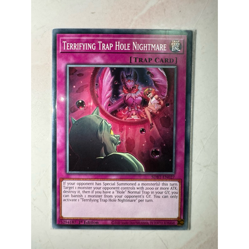 Thẻ bài Terrifying Trap Hole Nightmare-SDBT | Shopee Việt Nam