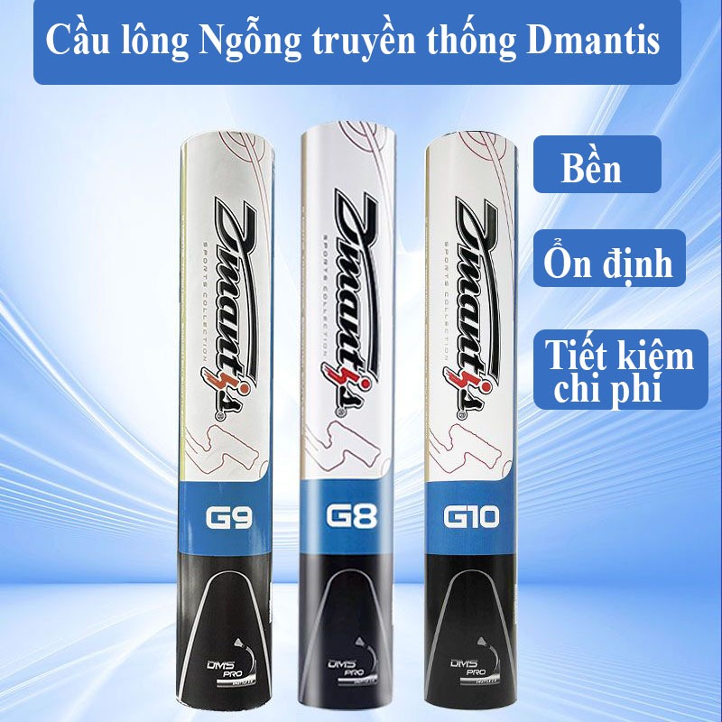 Hộp Ống Cầu lông truyền thống Dmantis G10 làm bằng lông ngỗng chịu lực ...