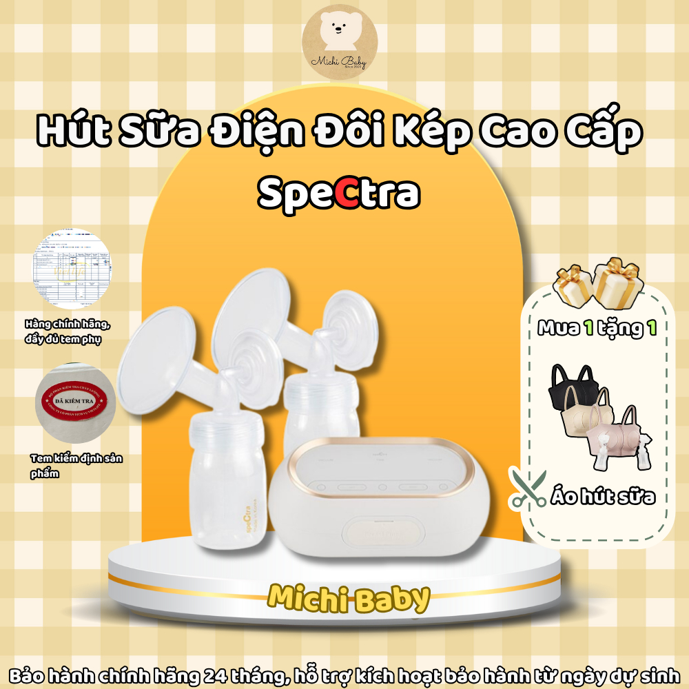 MÁY HÚT SỮA ĐIỆN ĐÔI KÉP SPECTRA DUAL COMPACT - Michi Baby MC345 ...