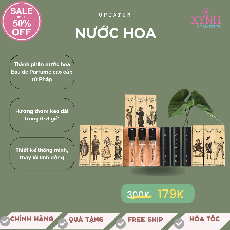 Nước Hoa Nam Nữ | Xịt thơm Lưu Hương Và Thơm Lâu Cao Cấp Optatum Dress Perfume 8ml | Shopee Việt Nam