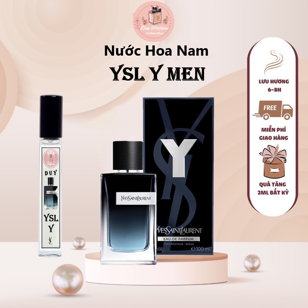 Nước Hoa Nam YSL Yves Saint Laurent Y Men EDP 10ml/100ml Lưu Hương Lâu ...